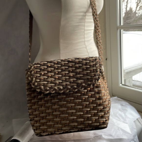 LJS collection | Bags | Vintage Ljs Collection Genuine Woven Leather ...